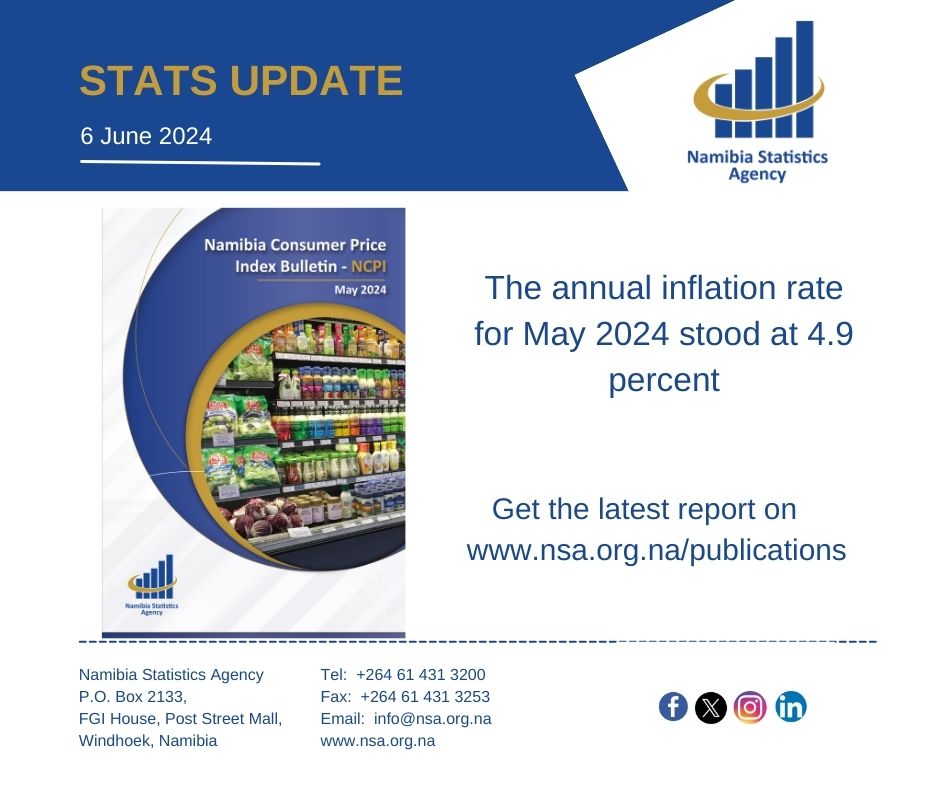 Namibia CPI May 2024 Excel Tables - Namibia Statistics Agency