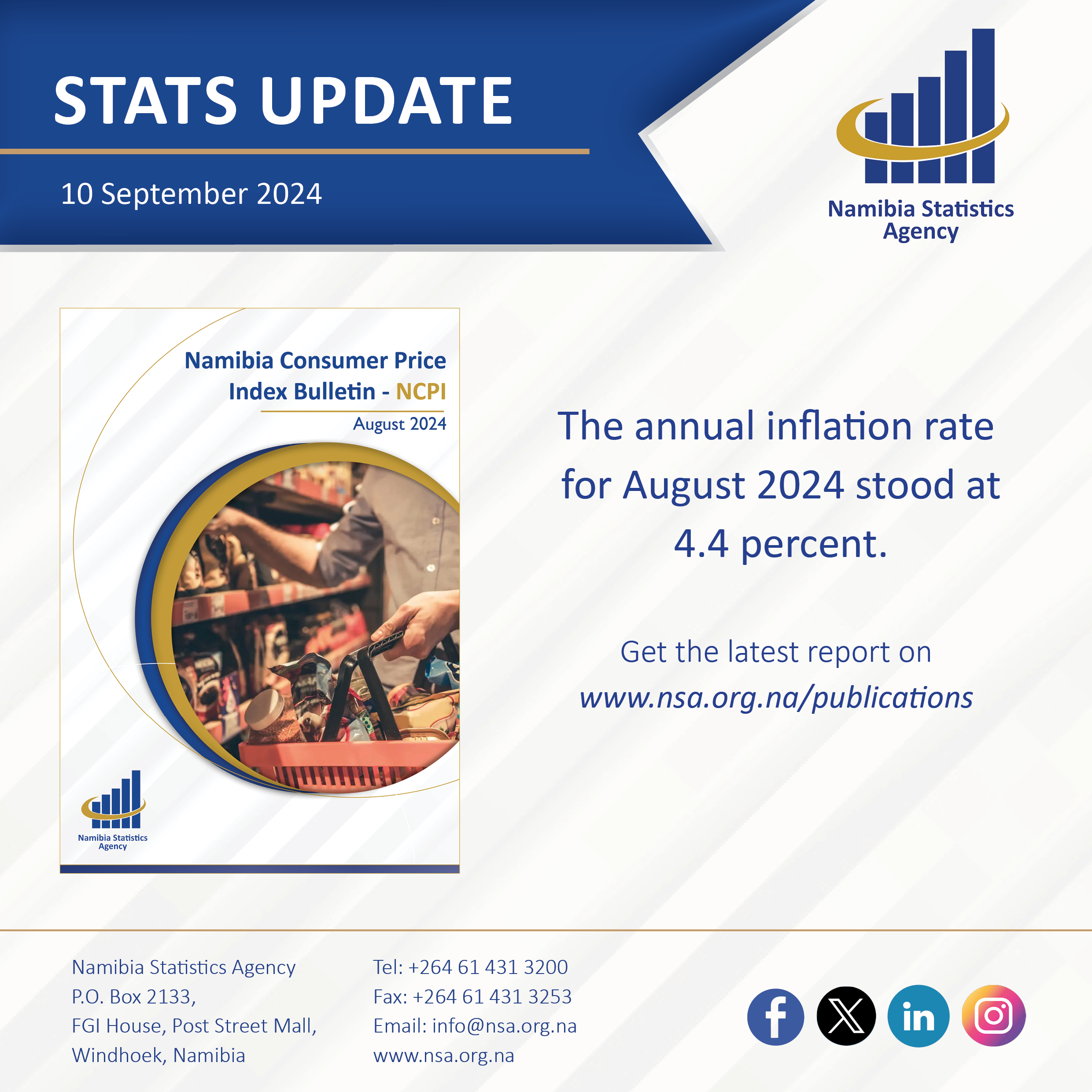 Namibia CPI August 2024 - Excel Tables - Namibia Statistics Agency