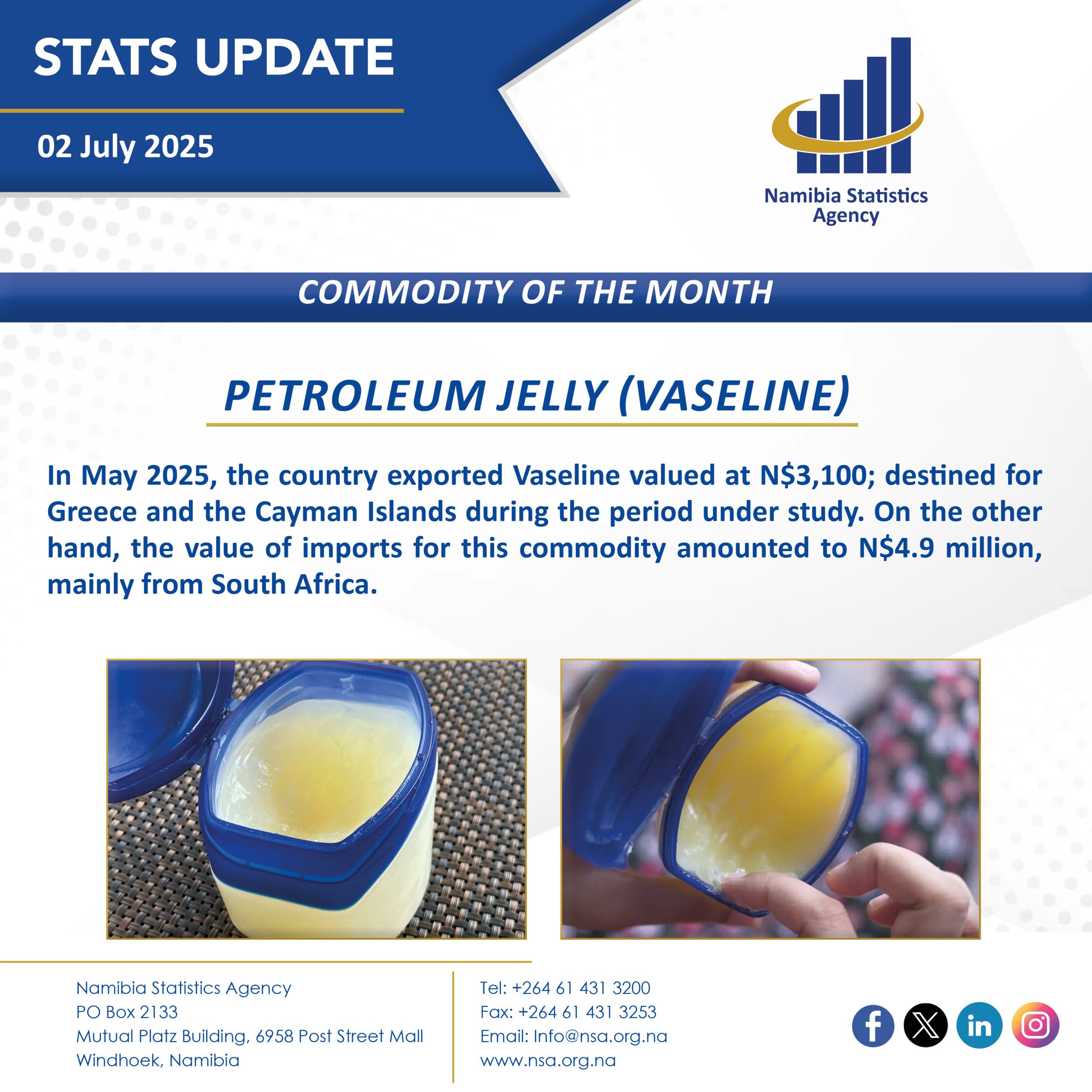 Trade Statistics - Namibia Statistics Agency